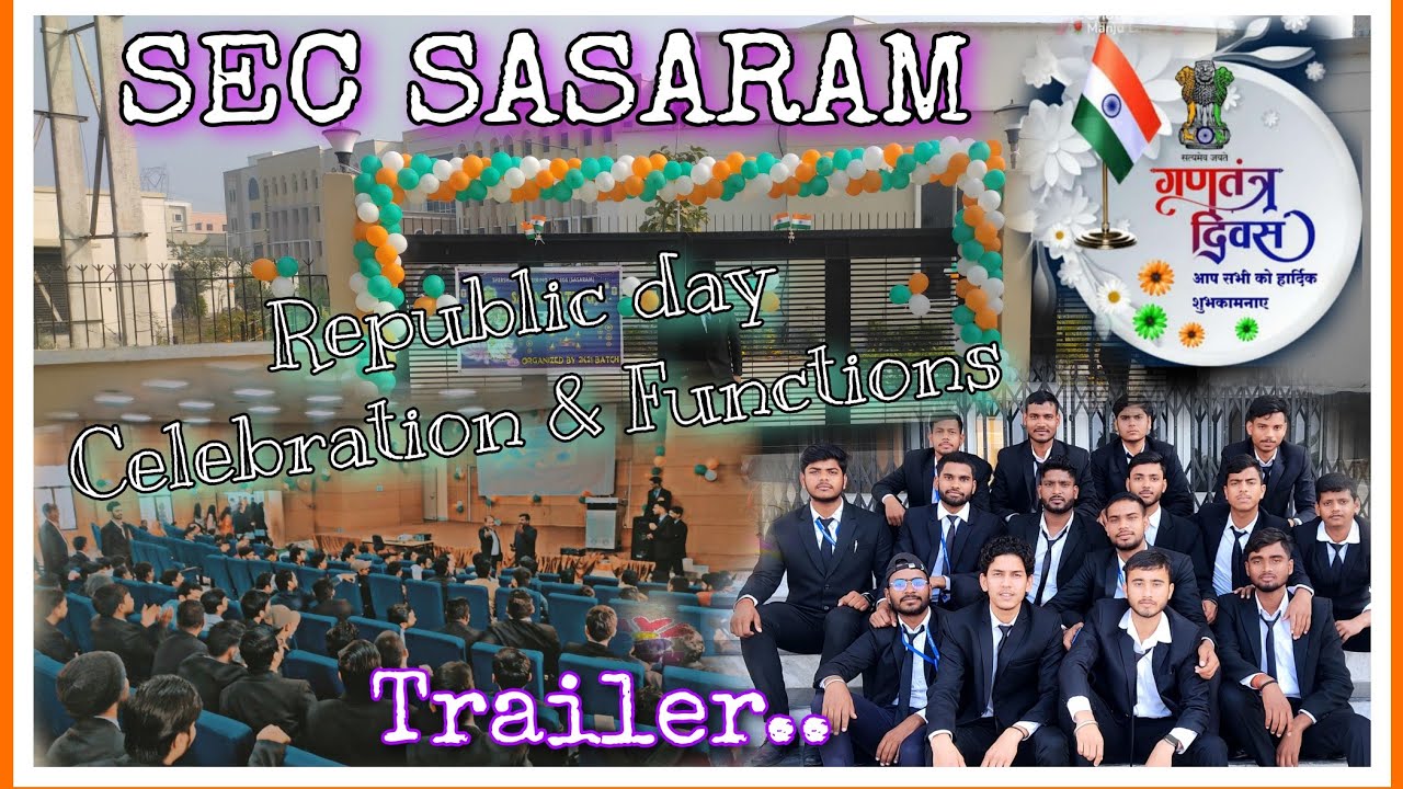 SEC SASARAM🇮🇳Republic day Celebrations&Functions🇮🇳26th January function ...
