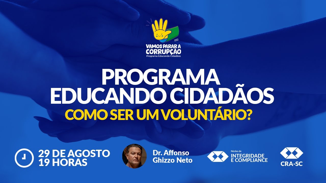 PROGRAMA EDUCANDO CIDADÃOS: COMO SER UM VOLUNTÁRIO - YouTube