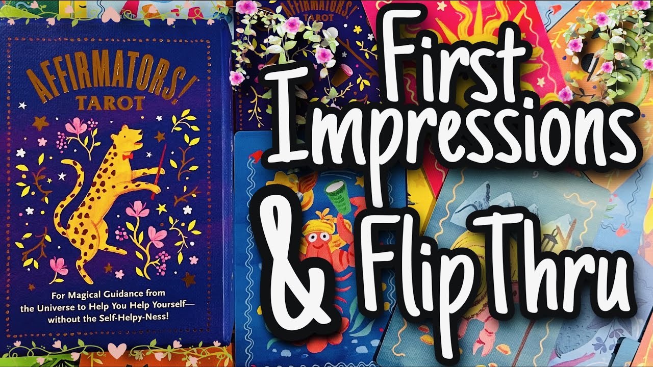 💜The Affirmators Tarot💜 | 1st Impressions & Deck FlipThru - YouTube