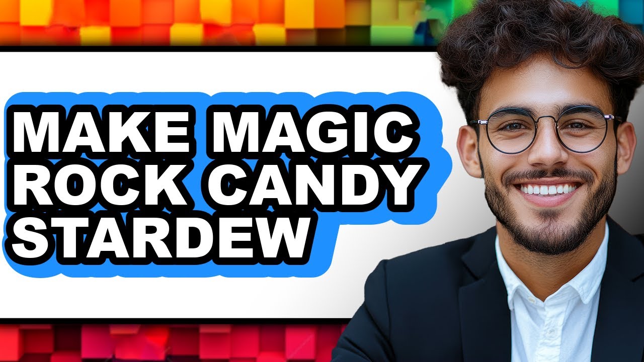 How To Make Magic Rock Candy Stardew - Step By Step - YouTube