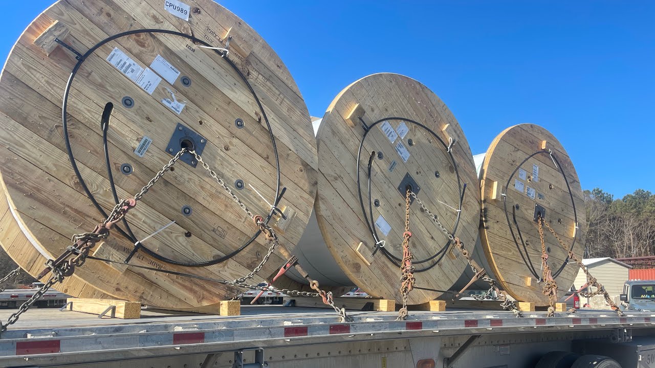 Load Securment 101: Wooden Cable Reels - YouTube