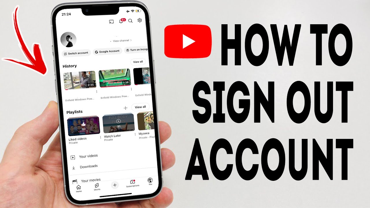How To Sign Out YouTube Account From Other Devices - Full Guide - YouTube