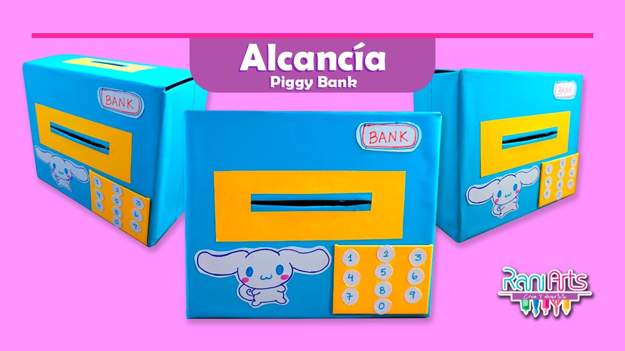 DIY - Alcancía Fácil, ahorra con esta divertida idea! 💰 - YouTube