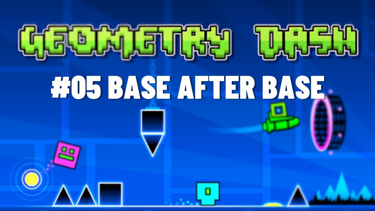 Geometry Dash Base after base 100% - YouTube
