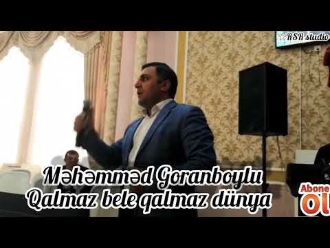 Mehemmed Goranboylu Qalmaz bele qalmaz dunya 2020 Nerman gitara Orxan sintez Rovsen ses rejissor