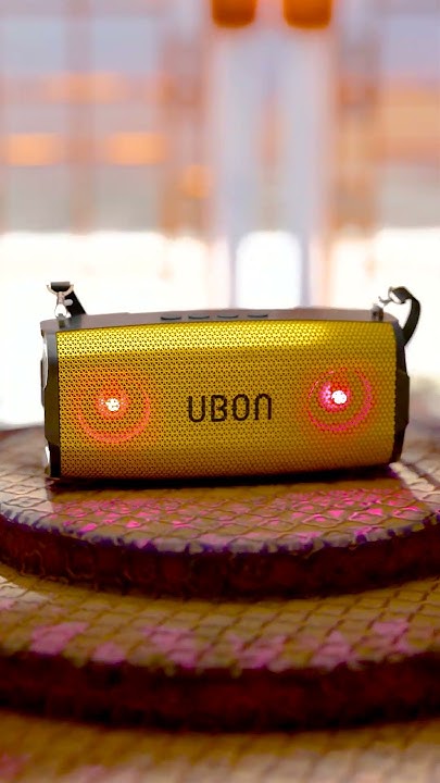 UBON SP-65 Gold Speaker from the Shahenshah Series #rgblights #PremiumSoundQuality # ...
