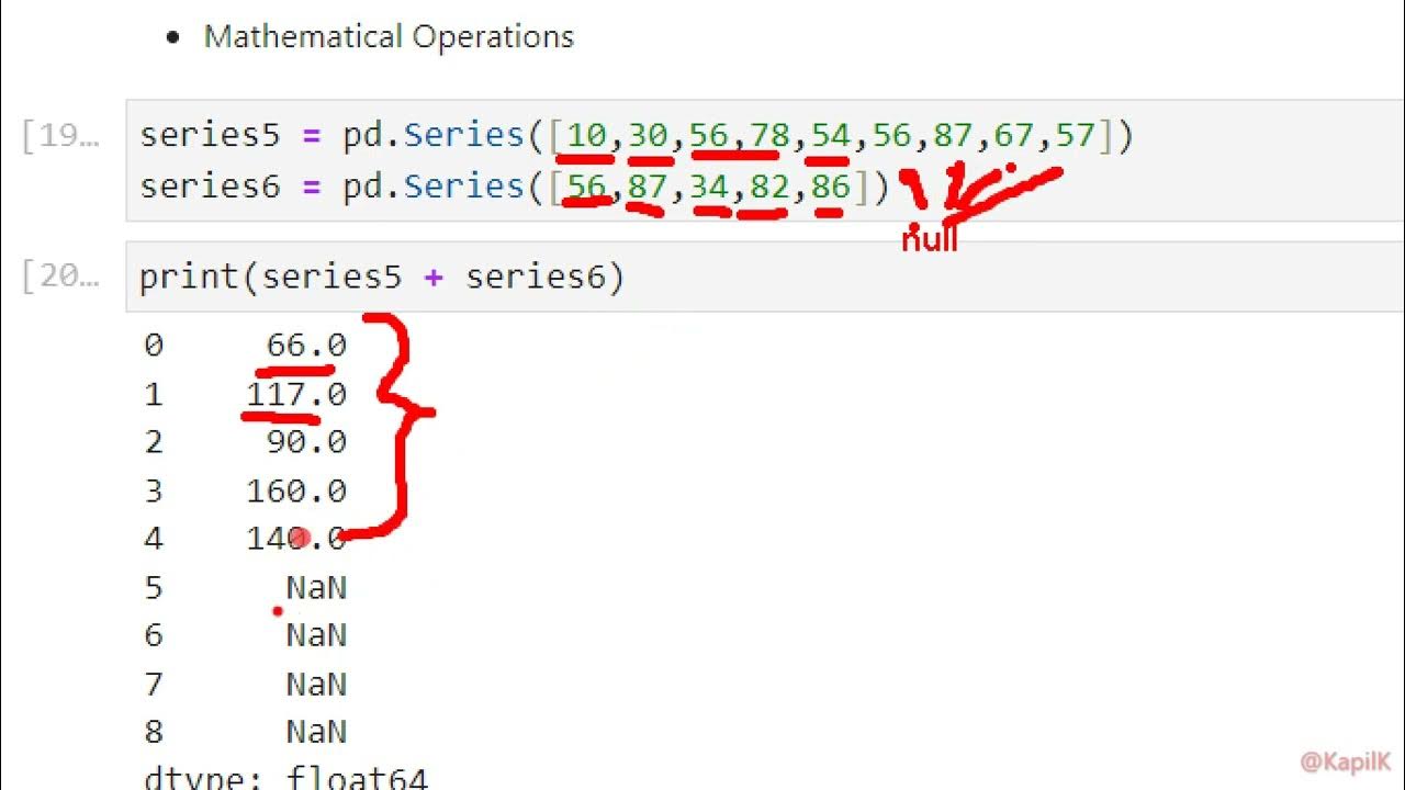 Python Lecture 23 | Pandas Series Function | NMD Pvt Ltd. Data Analytics Courses, Pune | DA9 ...