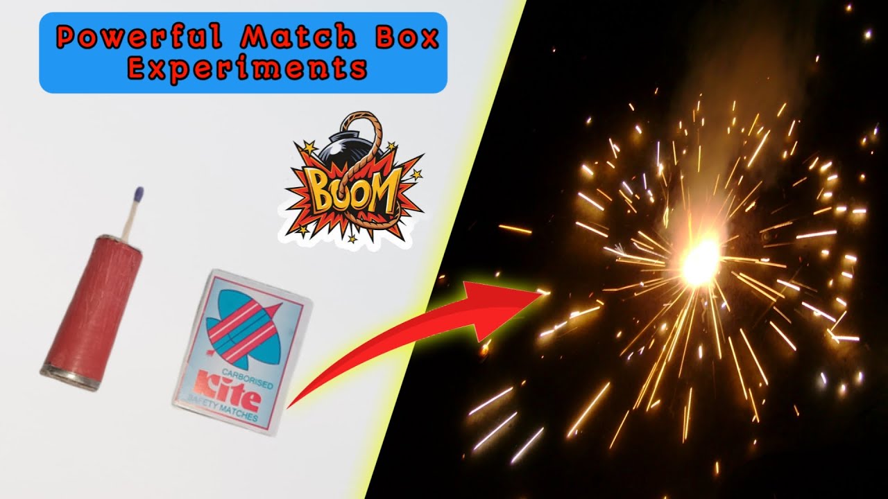 How to Make Match Box bomb with PVC Pipe | science experiments to do at ...