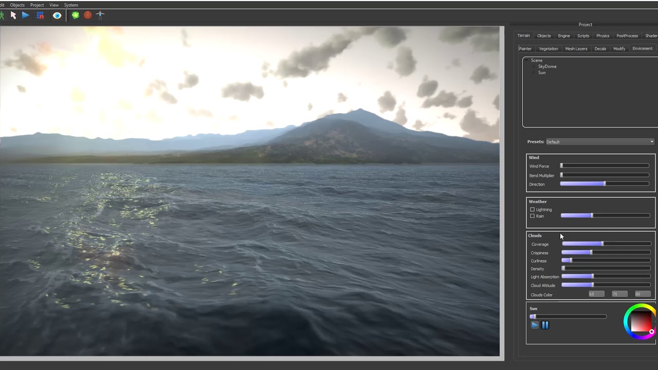 OpenGL Tessellation water / ocean - YouTube