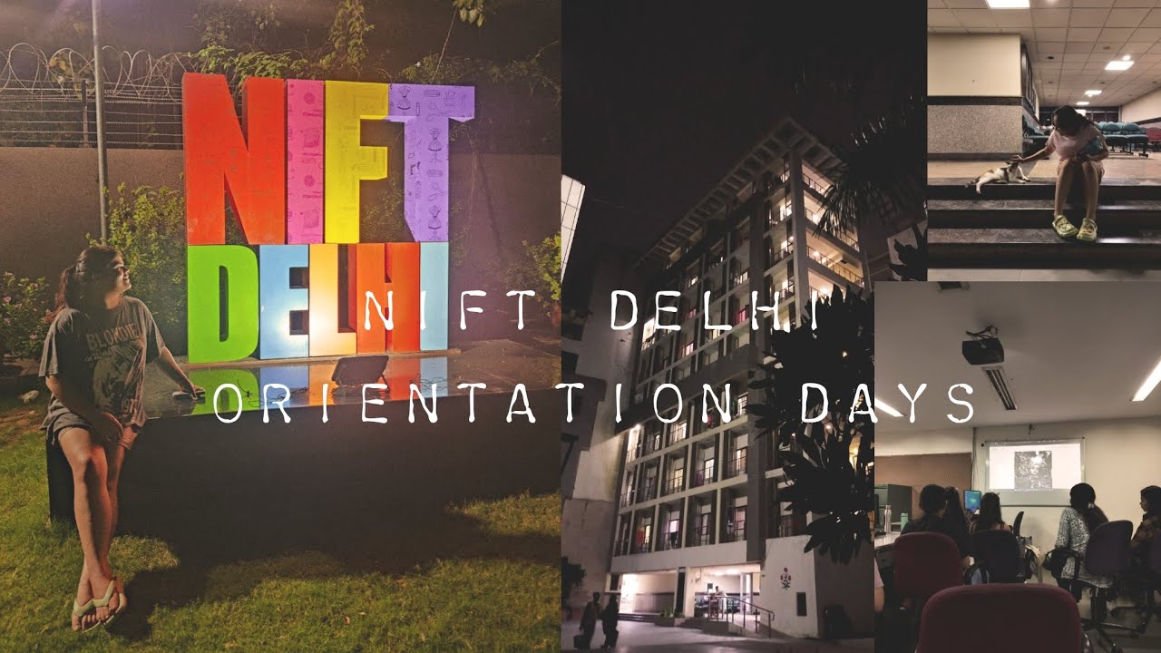 NIFT DELHI ORIENTATION DAYS! charcoal workshop, nift tour, alumni meet ...