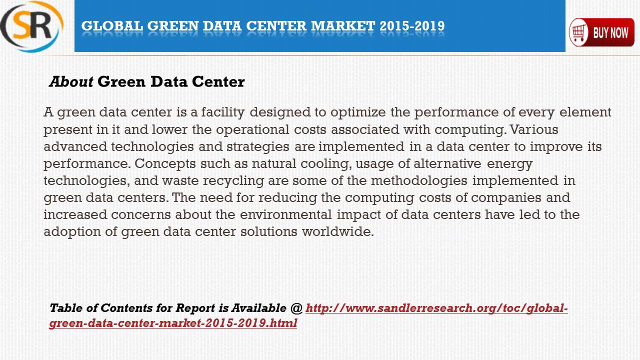 Global Green Data Center Market 2015 – 2019 - YouTube