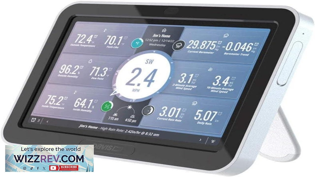 Davis WeatherLink Console Review - YouTube