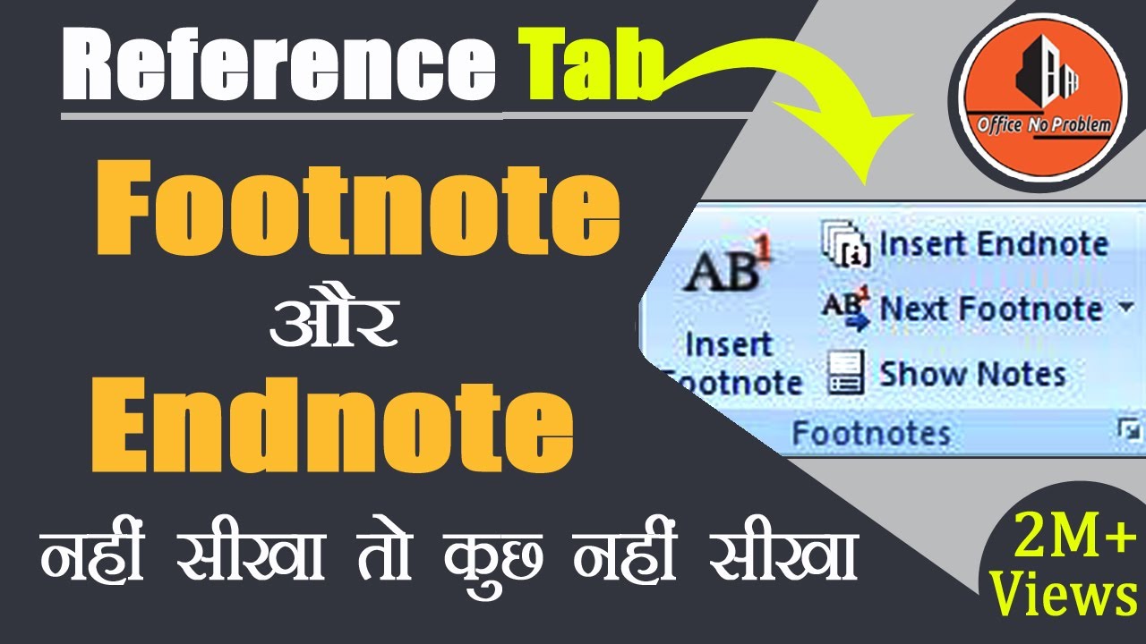 Footnote and Endnote | What is footnote and endnote | How to use ...