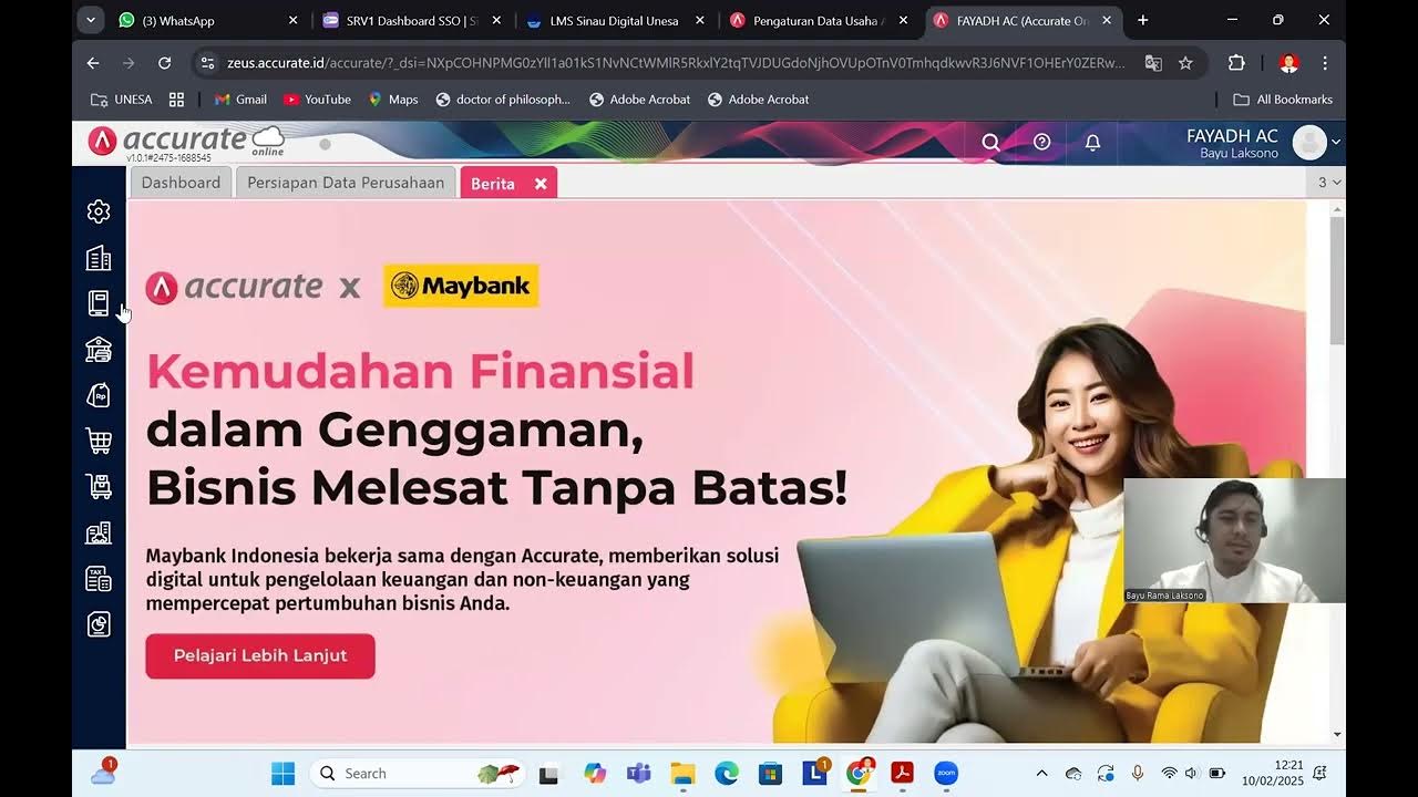 Tutorial Set Up Database Awal Accurate Online - YouTube