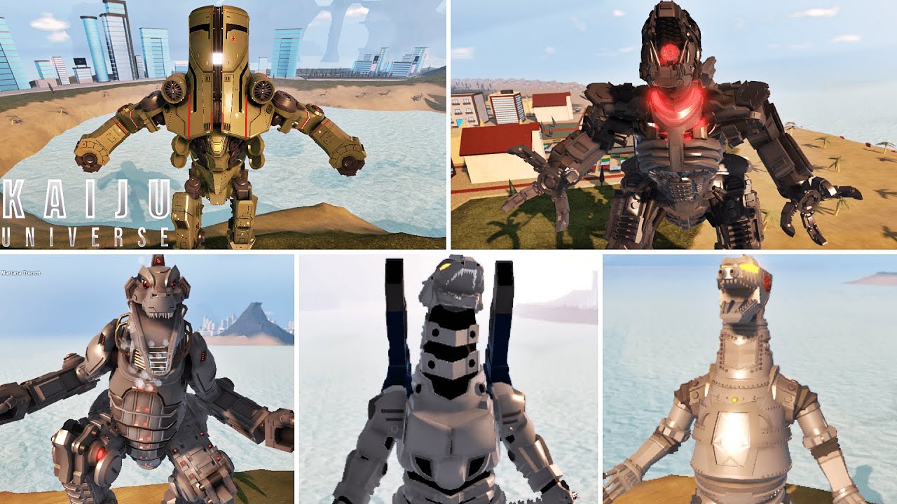 All Robot Kaijus Roars in | Kaiju Universe - YouTube