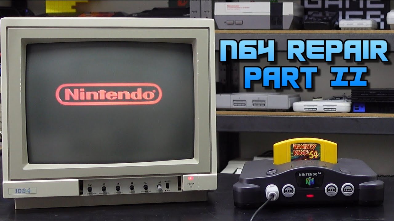 Nintendo 64 no video troubleshooting and repair - Part 2 - YouTube