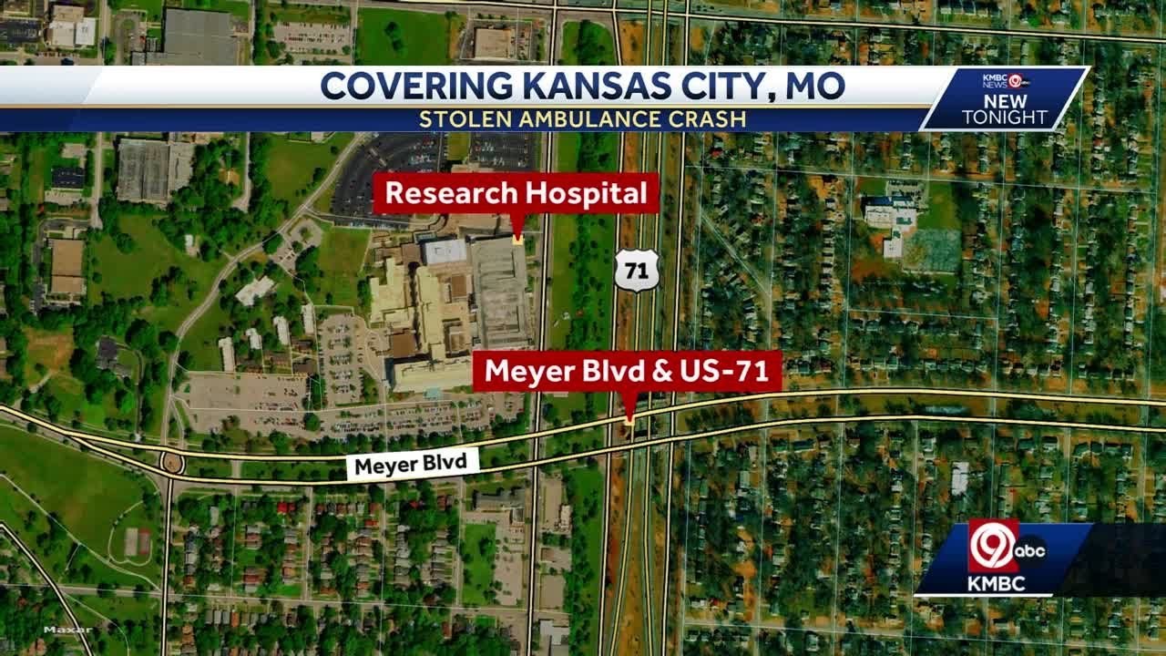Police: Stolen Kansas City ambulance involved in crash at 71 Highway ...