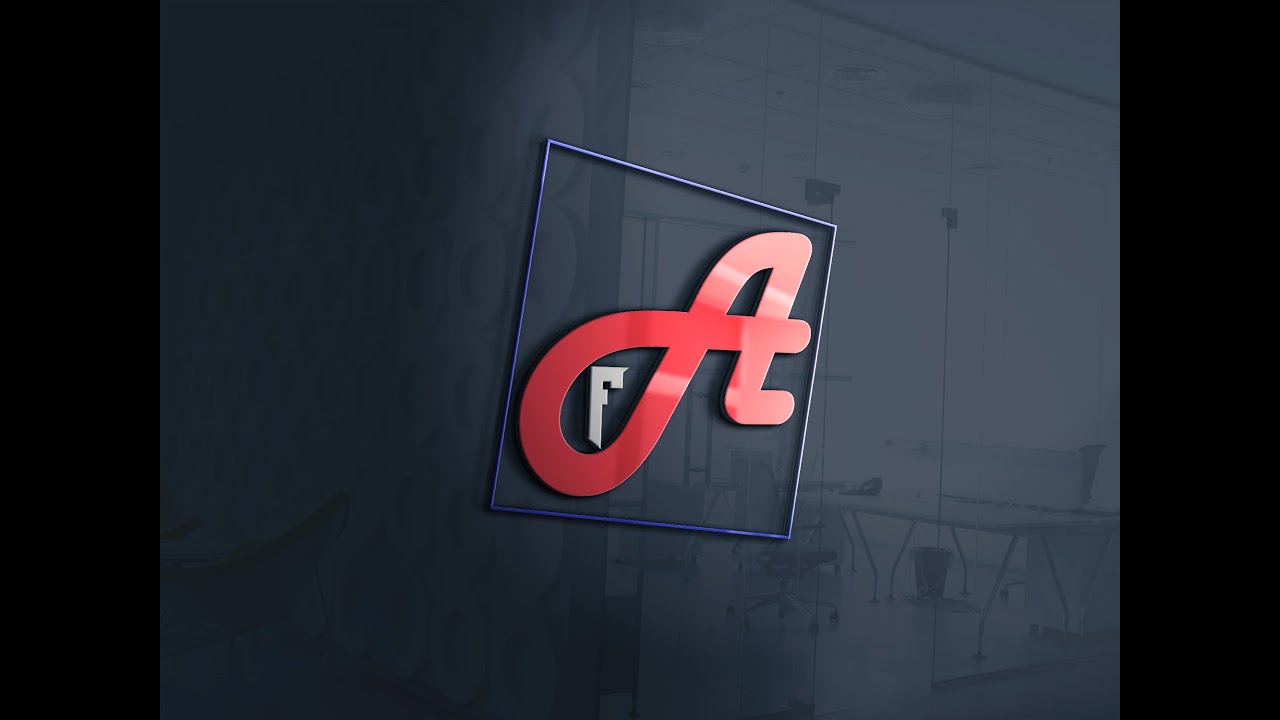 A f Name Logo design || creative design || logo design || custom design ...