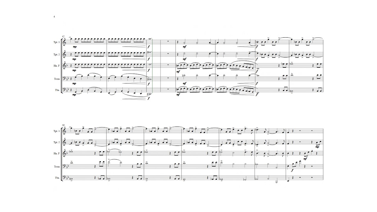 Brass quintet: Overture to Nais (Rameau) - YouTube