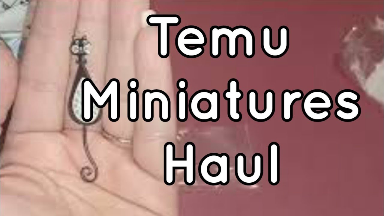 Temu Miniatures Haul- Cool Dollar Tree Miniature Find #temu #miniatures ...