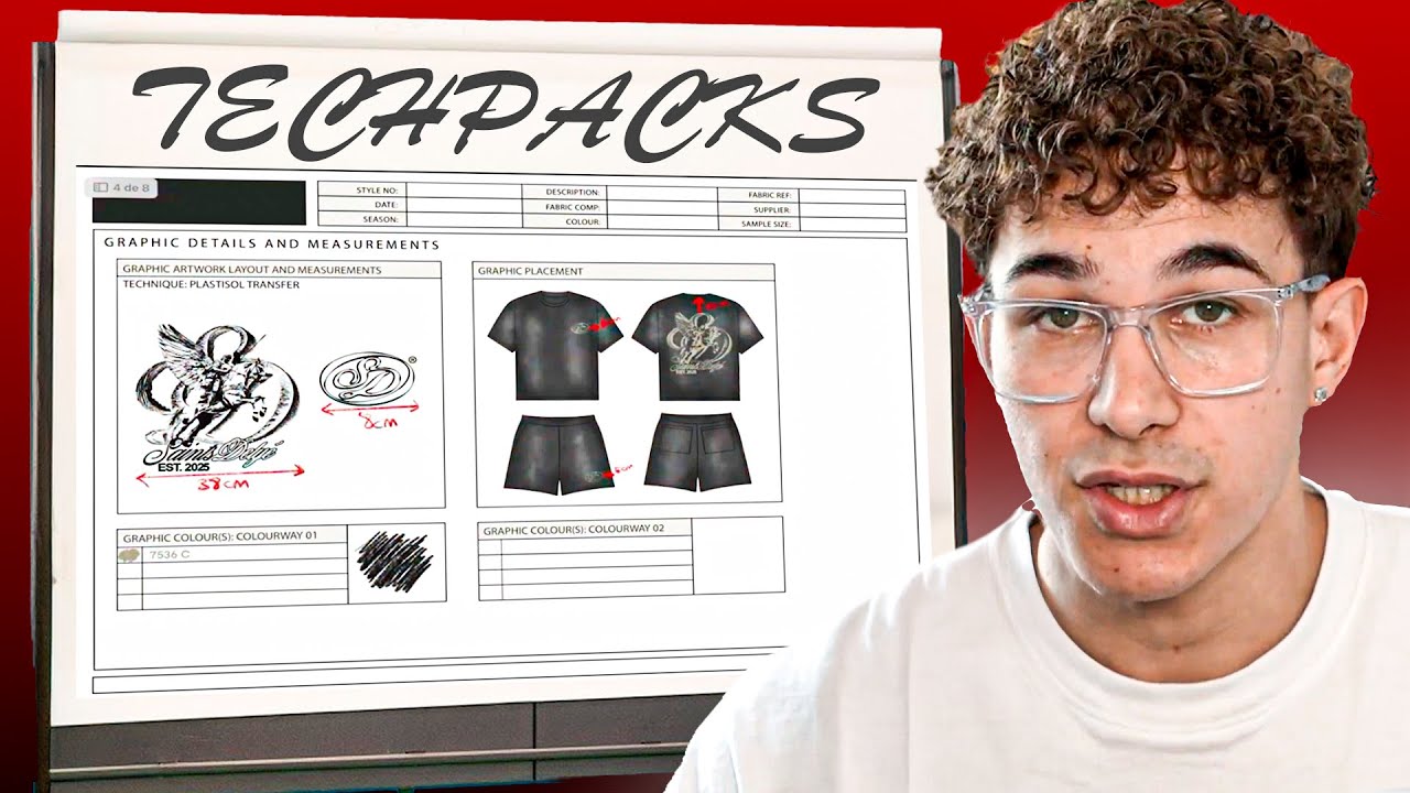 Como Diseñar Un Techpack de Forma Profesional y Rápida - YouTube