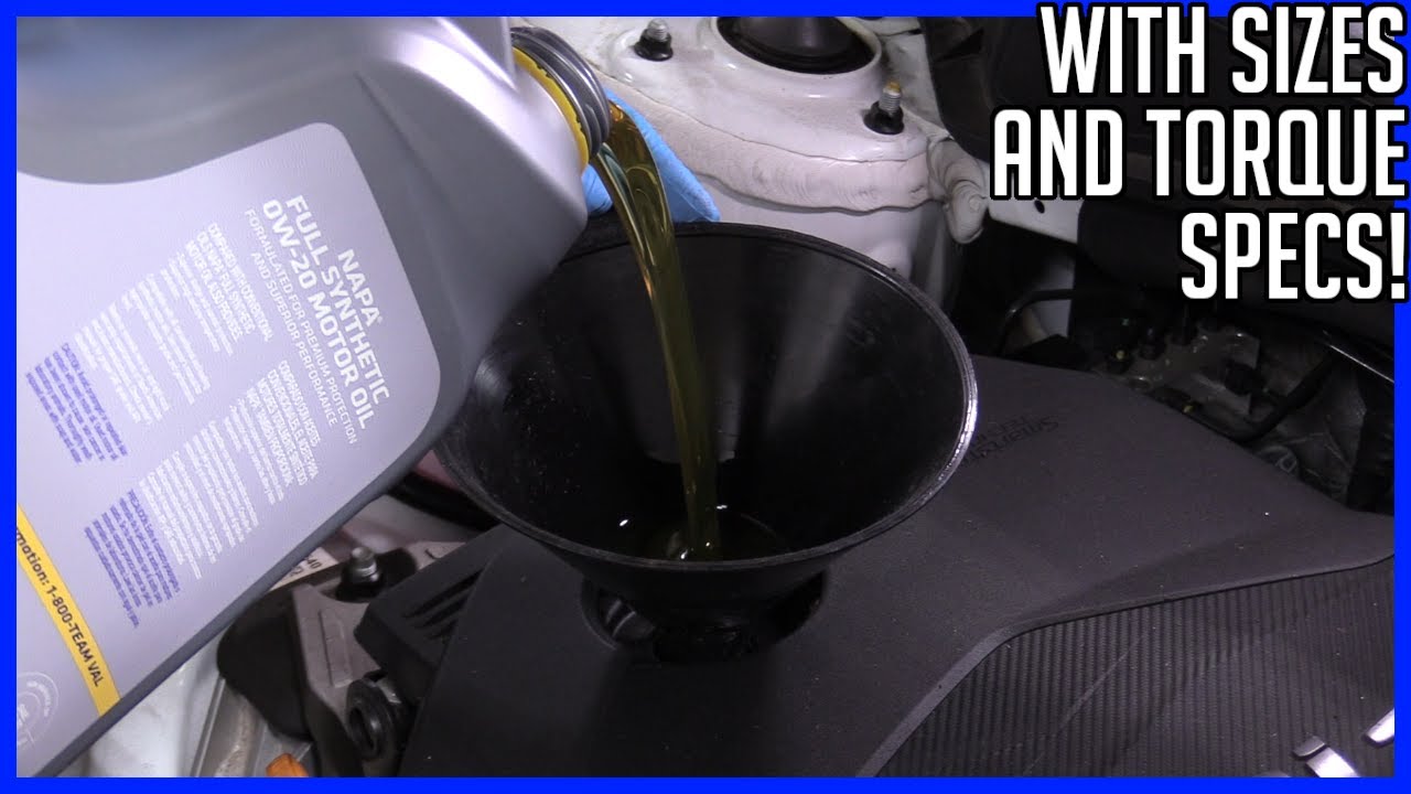 How to Change Oil and Filter Hyundai Tucson 2022-2025 2.5L | With Sizes ...
