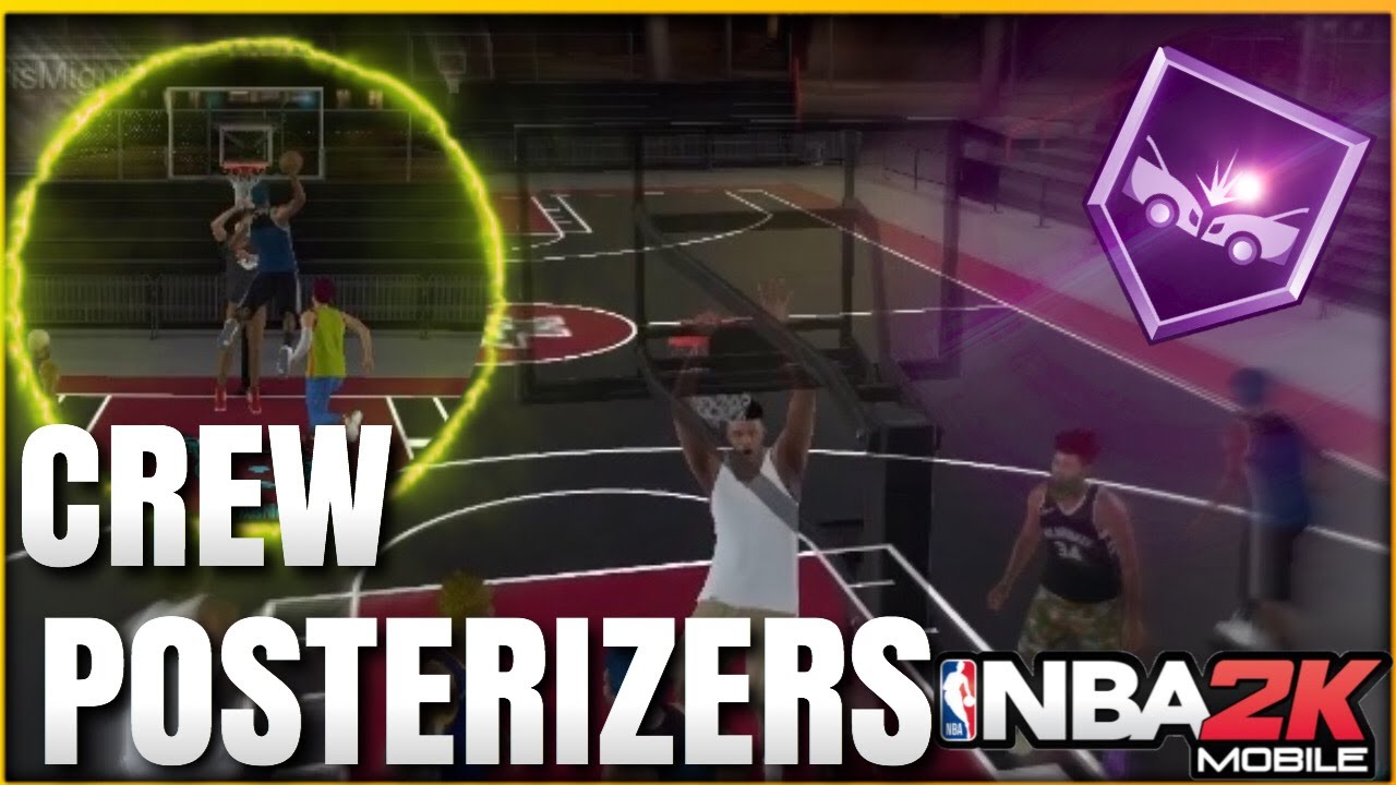 CREW DUNKS ON EVERYBODY #1 | NBA 2K Mobile Crews - YouTube