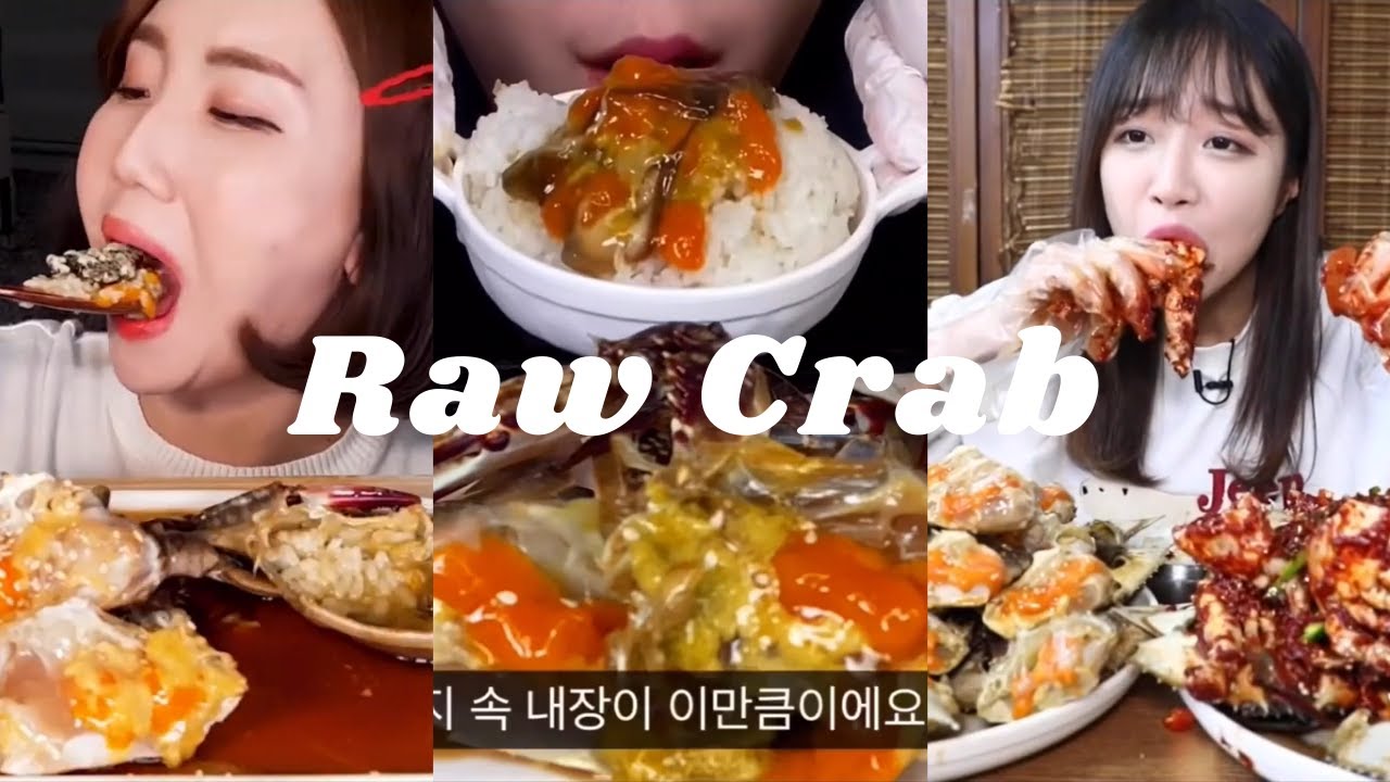 TOP RAW CRAB MUKBANG COMPILATION 2020 | S EATS 2020 - YouTube