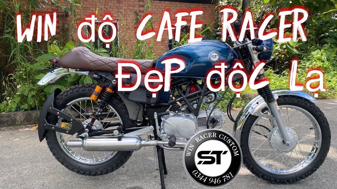 win độ cafe racer phiên bản mới màu mới phong cách mới - YouTube
