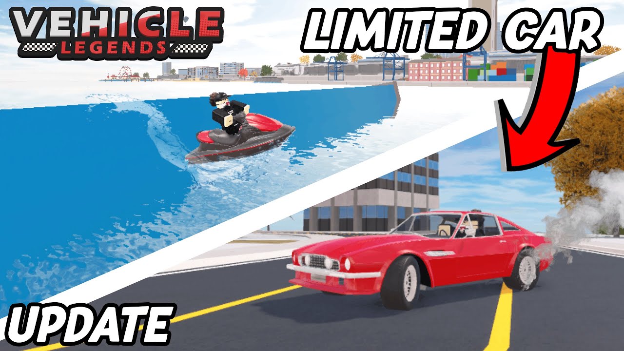 "LIMITED CAR" + UPDATE In Vehicle Legends (Roblox Vehicle Legends ...