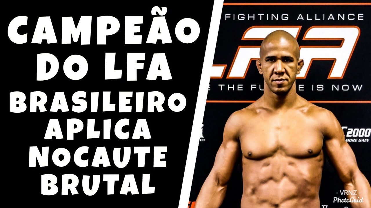 GREGORY ROBOCOP RODRIGUES CAMPEÃO DO LFA 108 - YouTube
