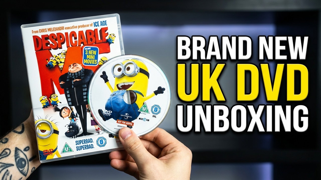 Despicable Me (2010) DVD Unboxing – New & Sealed (UK) - YouTube