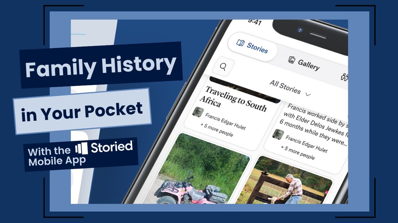 Family History in Your Pocket | The Storied Mobile App - YouTube