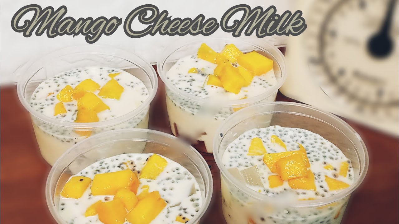 MANGO CHEESE MILK || MINUMAN KEKINIAN YANG LAGI HITS DI INSTAGRAM - YouTube