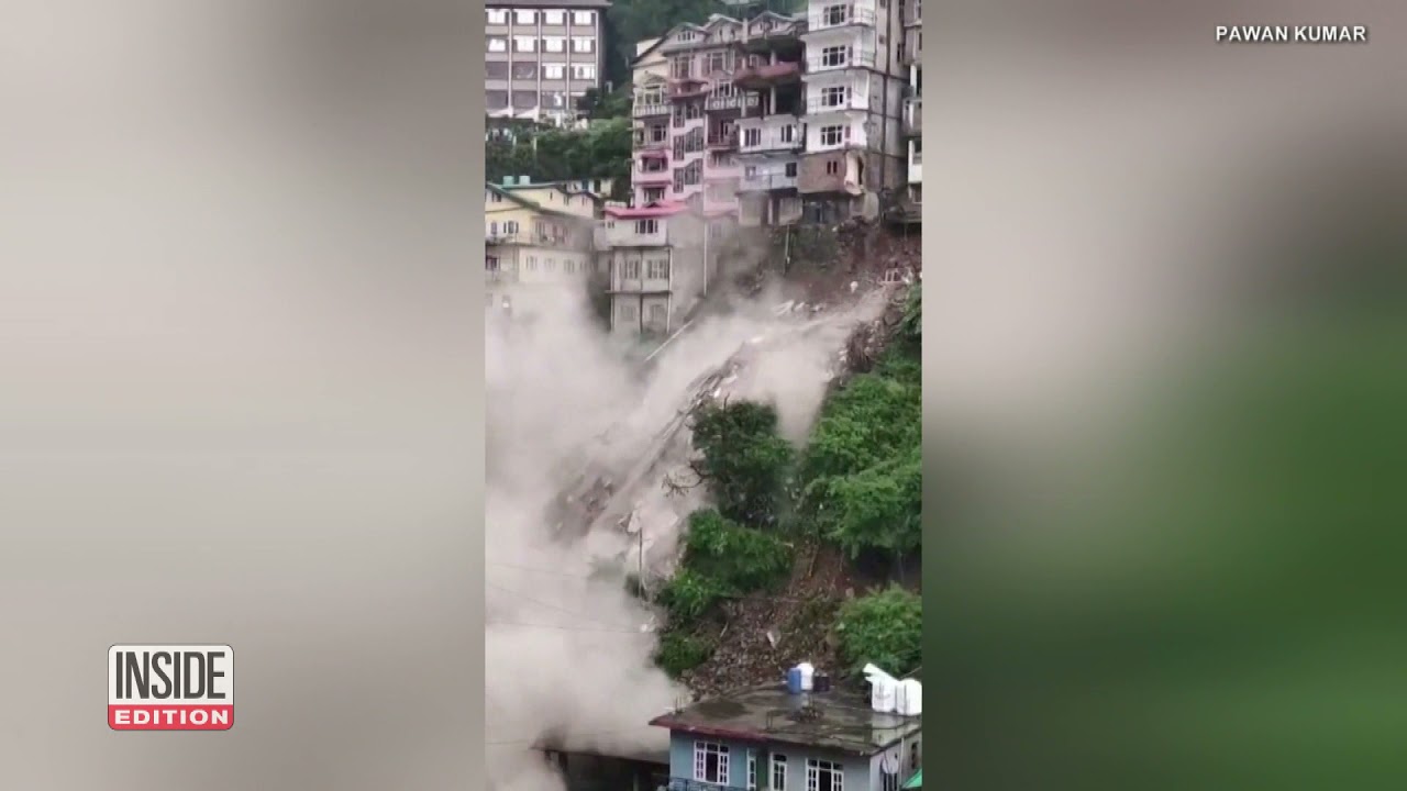 Shocking Video Shows Building Collapse - YouTube