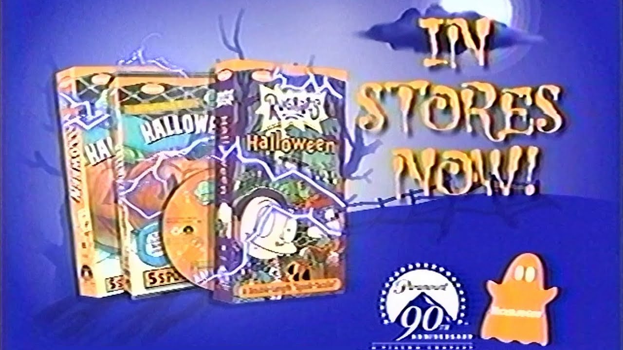 Retro Nickelodeon Halloween VHS Ad. (SpongeBob / Rugrats) - YouTube