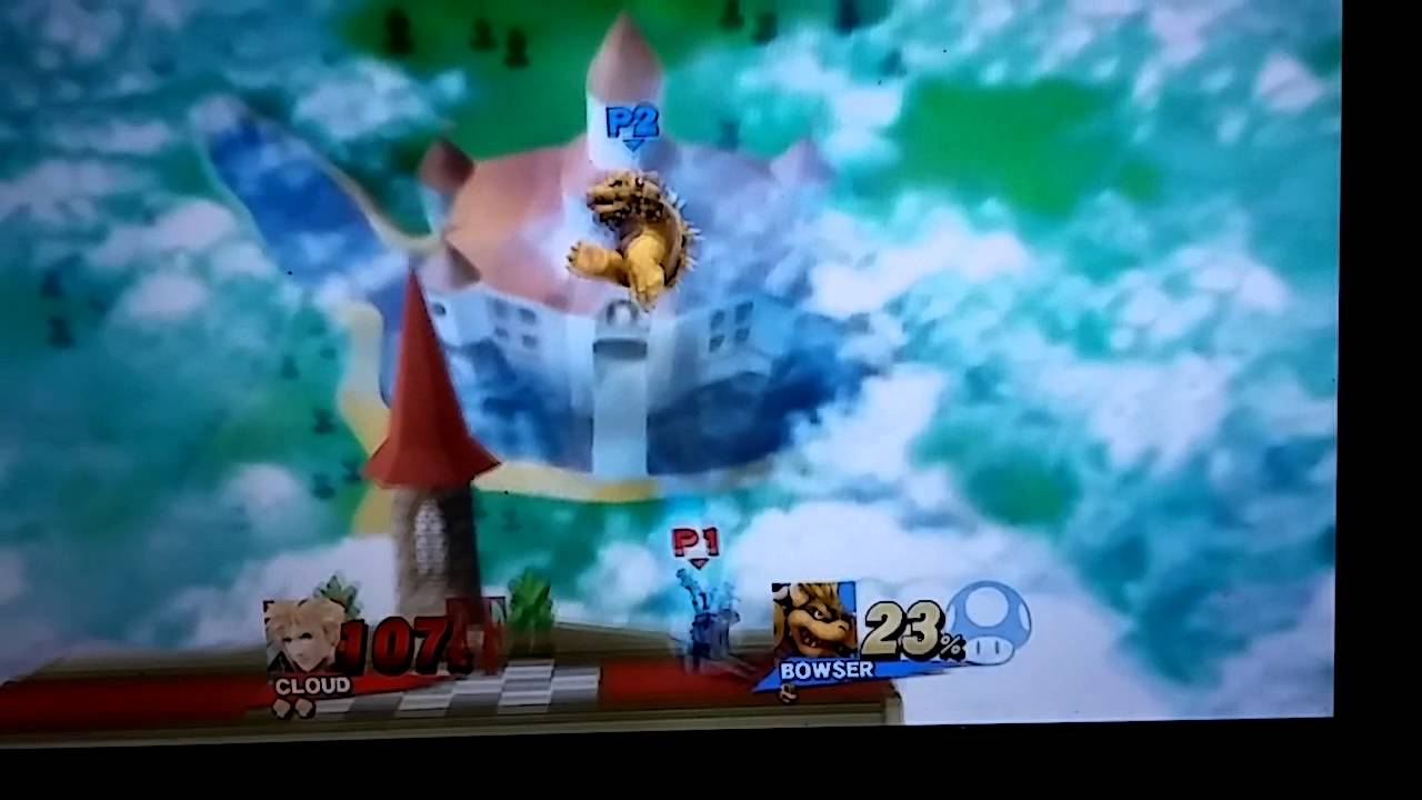 Super Smash Bros Wii U DLC Cloud vs Bowser - YouTube
