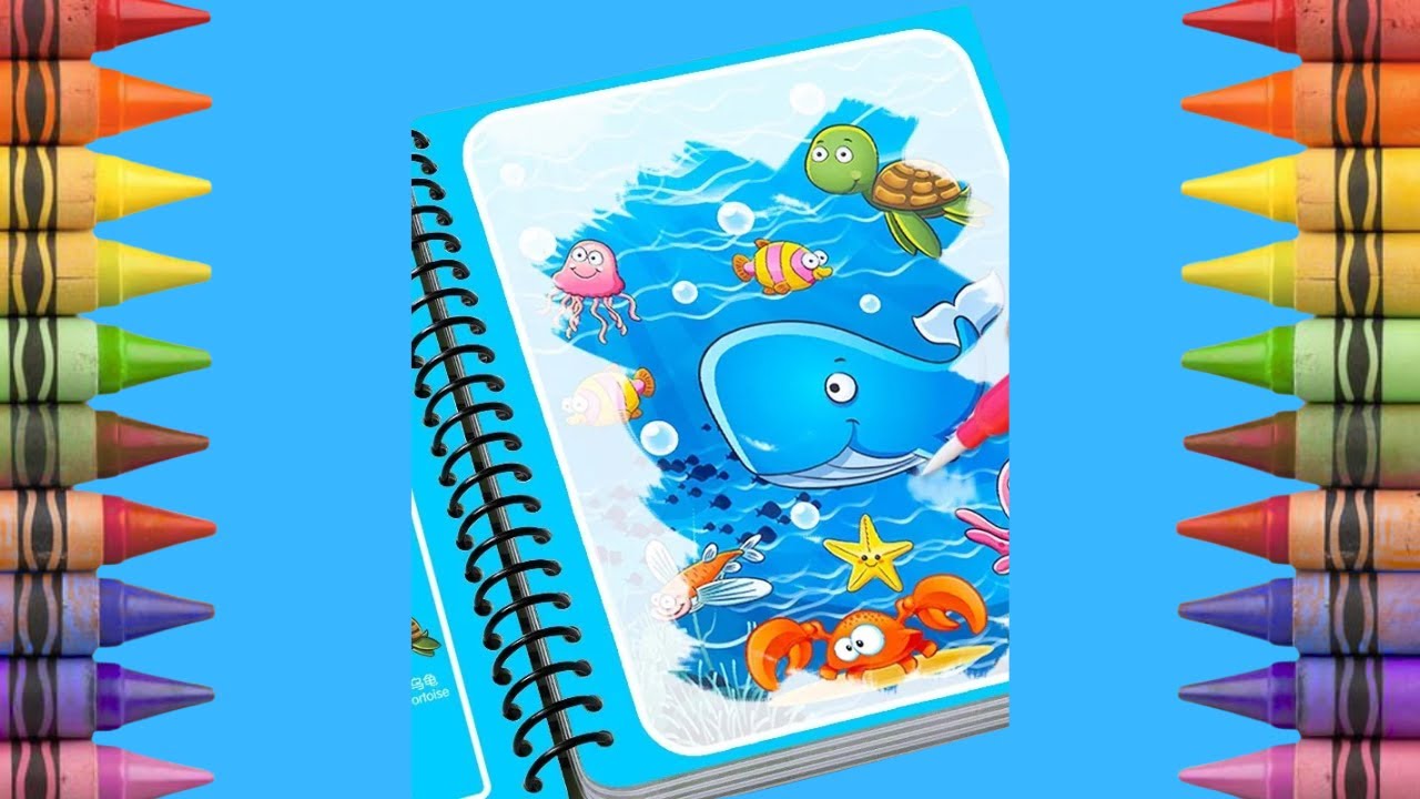 How to Color a Magic Page | Coloring with Markers | Happy Coloring ...