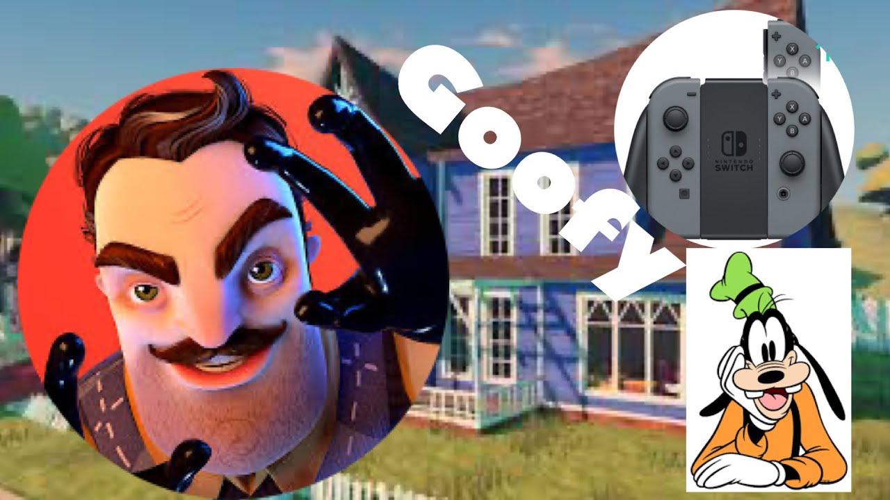 Beating Hello Neighbor in the most goofy way possible - YouTube