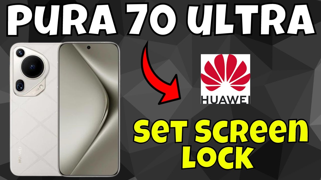Huawei Pura 70 Ultra Screen lock Settings | Huawei Pura 70 Ultra How to ...