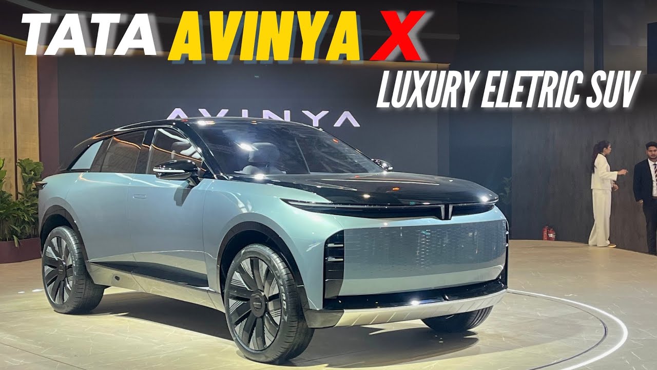New Tata Avinya X SUV - Tata’s Most Futuristic Electric Car Unveiled ...