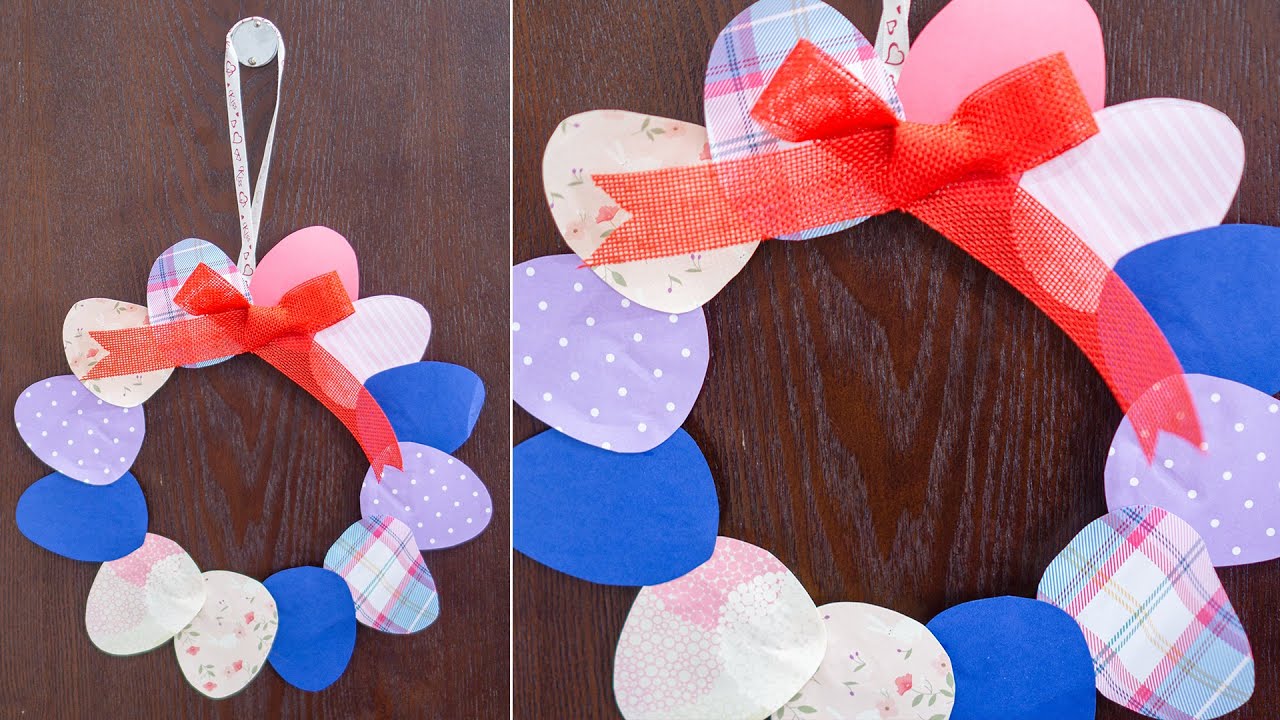Easter Wreath Egg | How to make a Paper Easter Wreath Egg | Easter ...