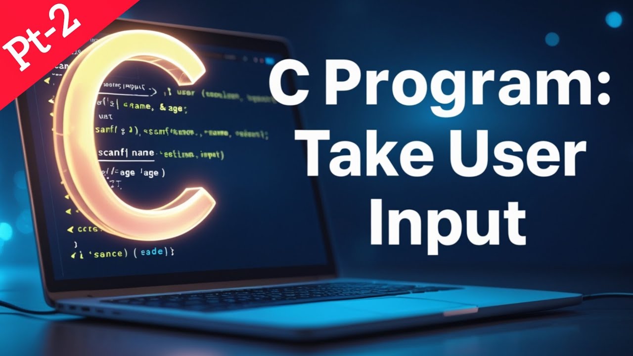C Program to Take Name, Age & Address | scanf() Example part - 2 - YouTube