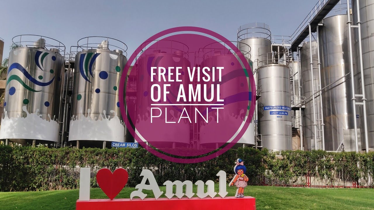 AMUL DAIRY TOUR | AMUL MILK & BUTTER MANUFACTURING PLANT || - YouTube