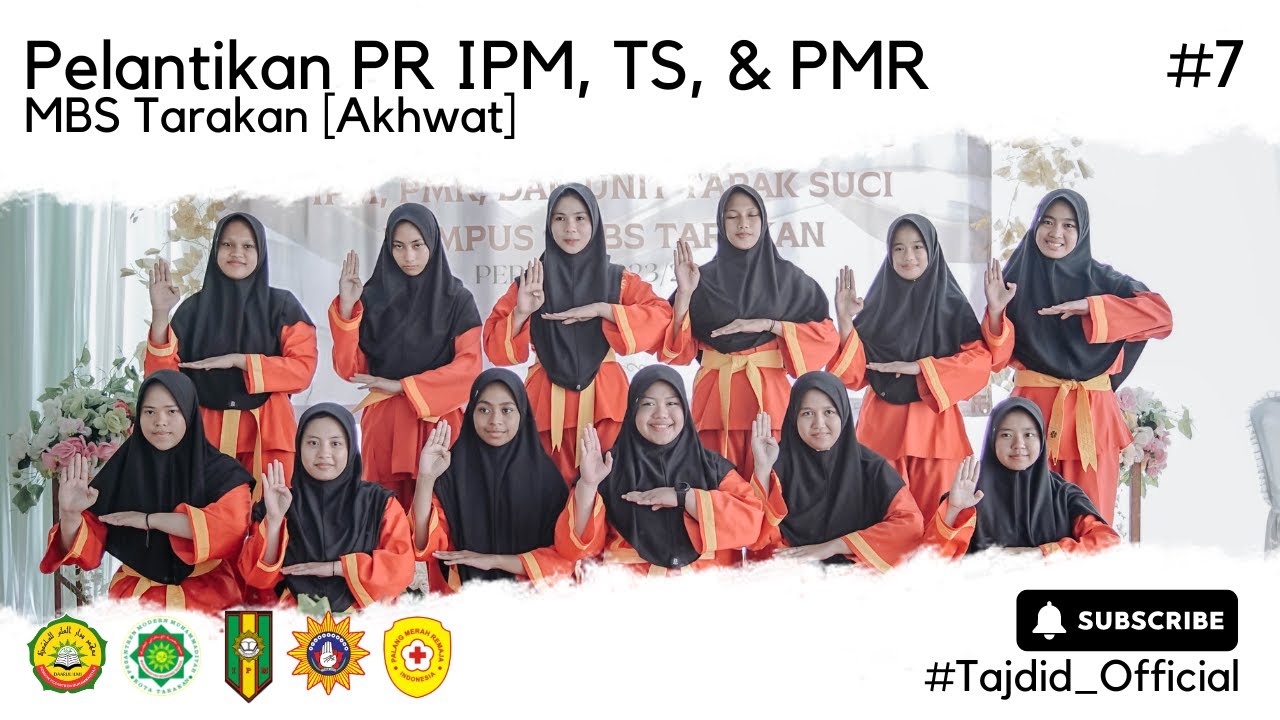 Prosesi Pelantikan Unit TS MBS Tarakan Akhwat (7-11) Pelantikan PR IPM ...