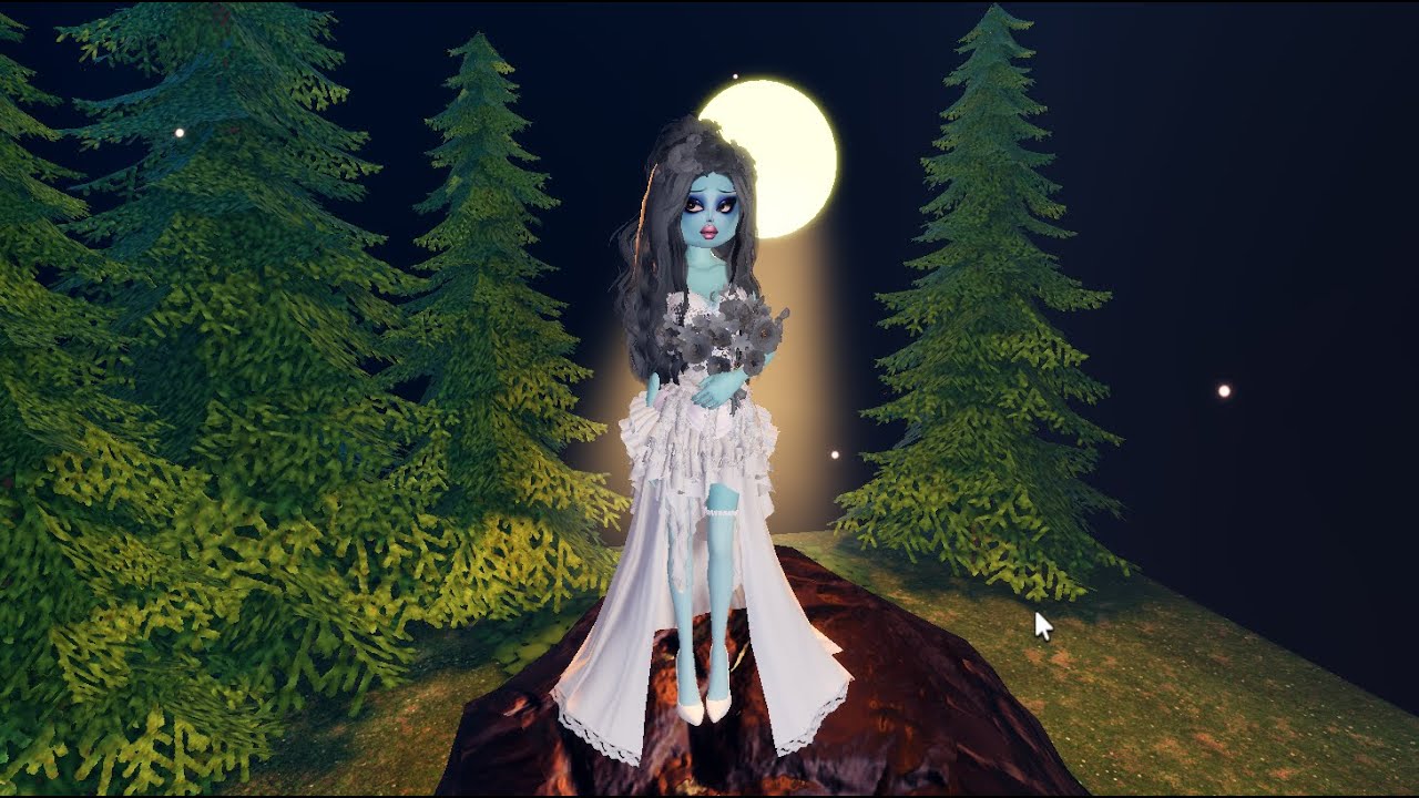 💀 How to Recreate Emily from Corpse Bride in Dress to Impress | Non-VIP ...