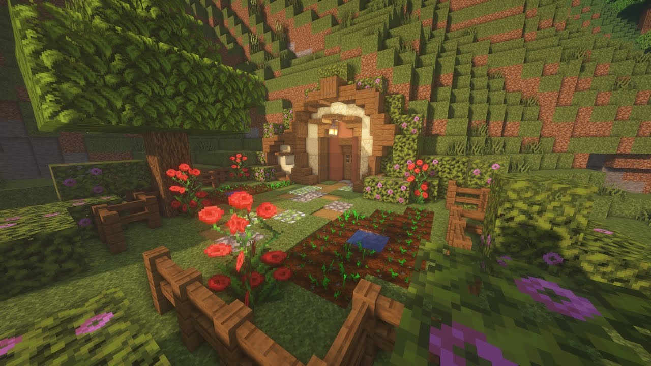 my best small house ever | hobbit hole in mountain - YouTube