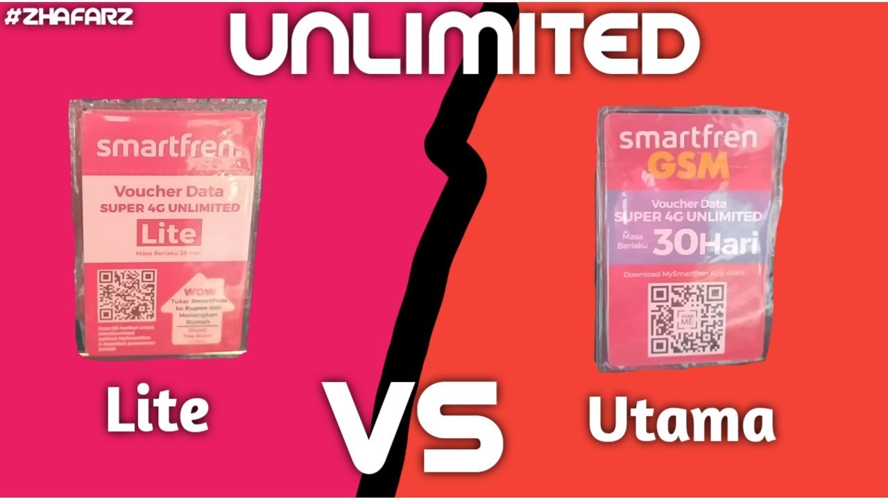 Unlimited Smartfren Lite Vs Unlimited Smartfren Utama | Lite Vs ...
