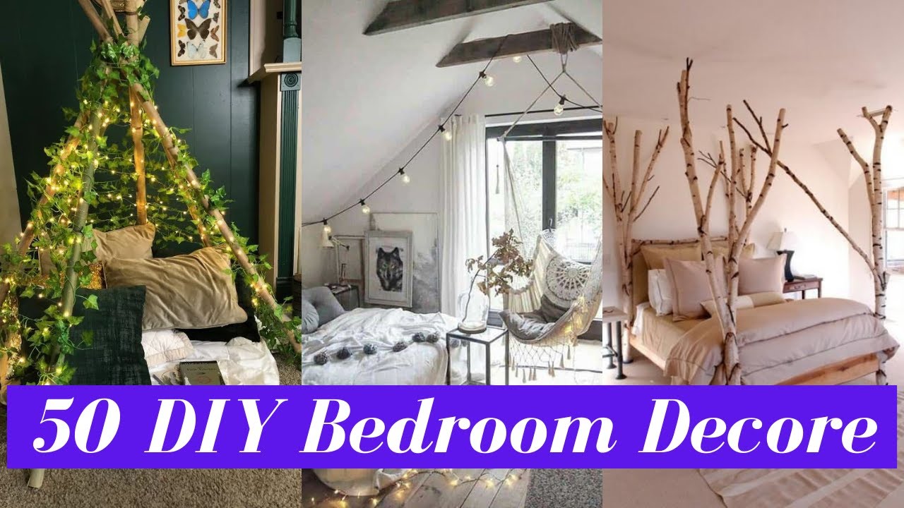 Creative DIY Bedroom Décor Ideas for a Personalized Space - YouTube