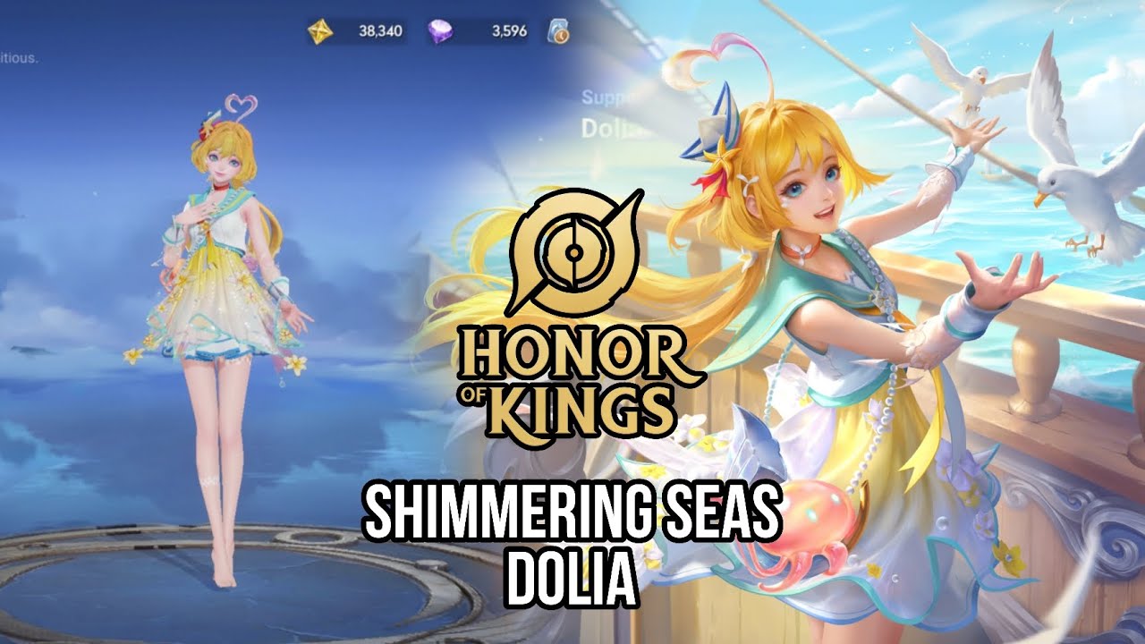 New Skin Shimmering Seas - Dolia | Global Server | Honor Of Kings - YouTube